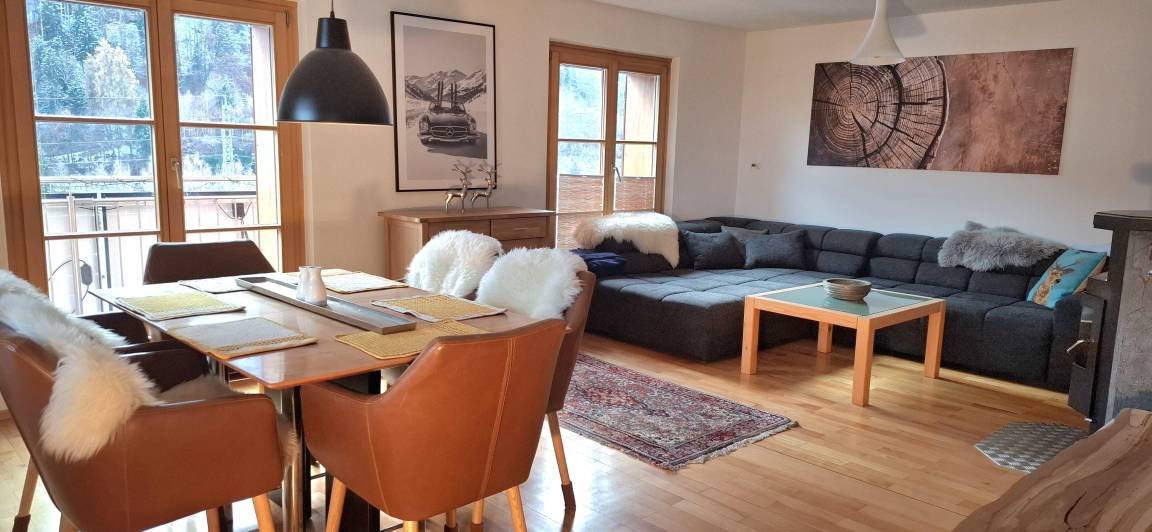 80 M² Ferienwohnung ∙ 1 Schlafzimmer ∙ 5 Gäste - Schruns