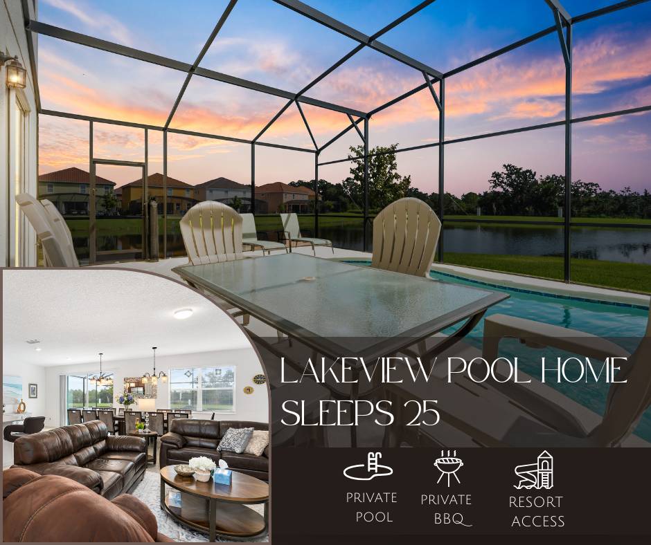 392 M² House ∙ 10 Bedrooms ∙ 25 Guests - Lake Buena Vista, FL