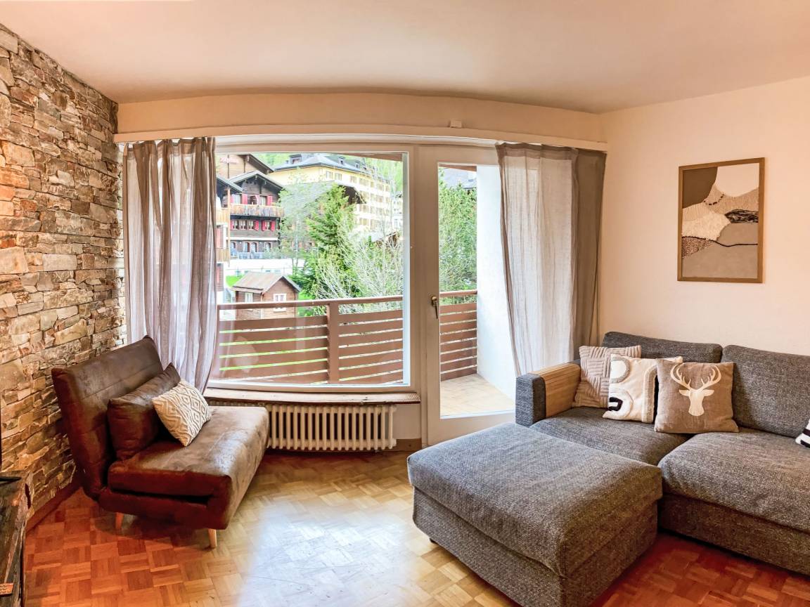 60 M² Appartement ∙ 2 Chambres ∙ 6 Personnes - Loèche-les-Bains