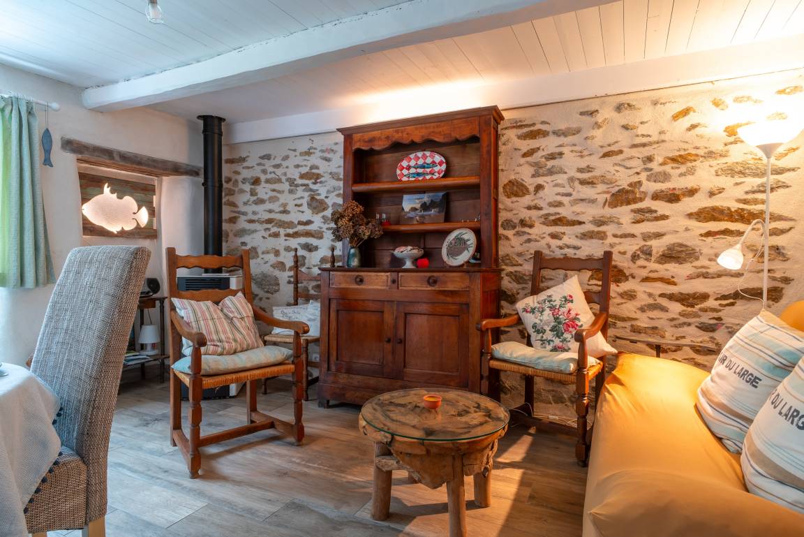 60 M² Ferienhaus ∙ 2 Schlafzimmer ∙ 5 Gäste - Sauzon