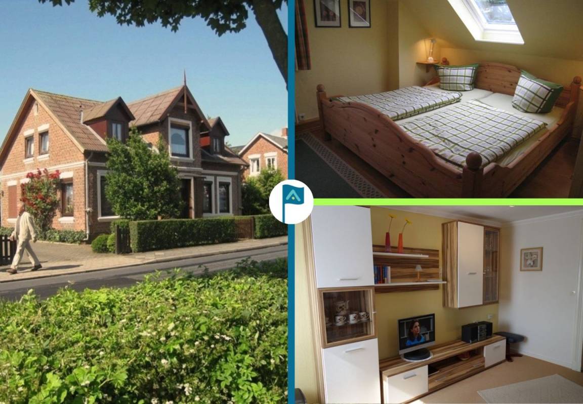 56 M² Ferienwohnung ∙ 2 Schlafzimmer ∙ 4 Gäste - Langeneß