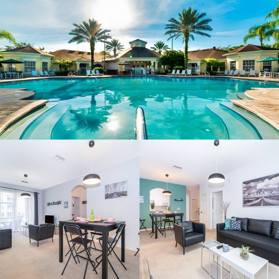 118 M² Aparthotel ∙ 3 Schlafzimmer ∙ 6 Gäste - Florida