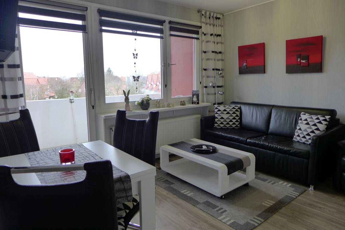 29 M² Ferienwohnung ∙ 1 Schlafzimmer ∙ 2 Gäste - Wangerland
