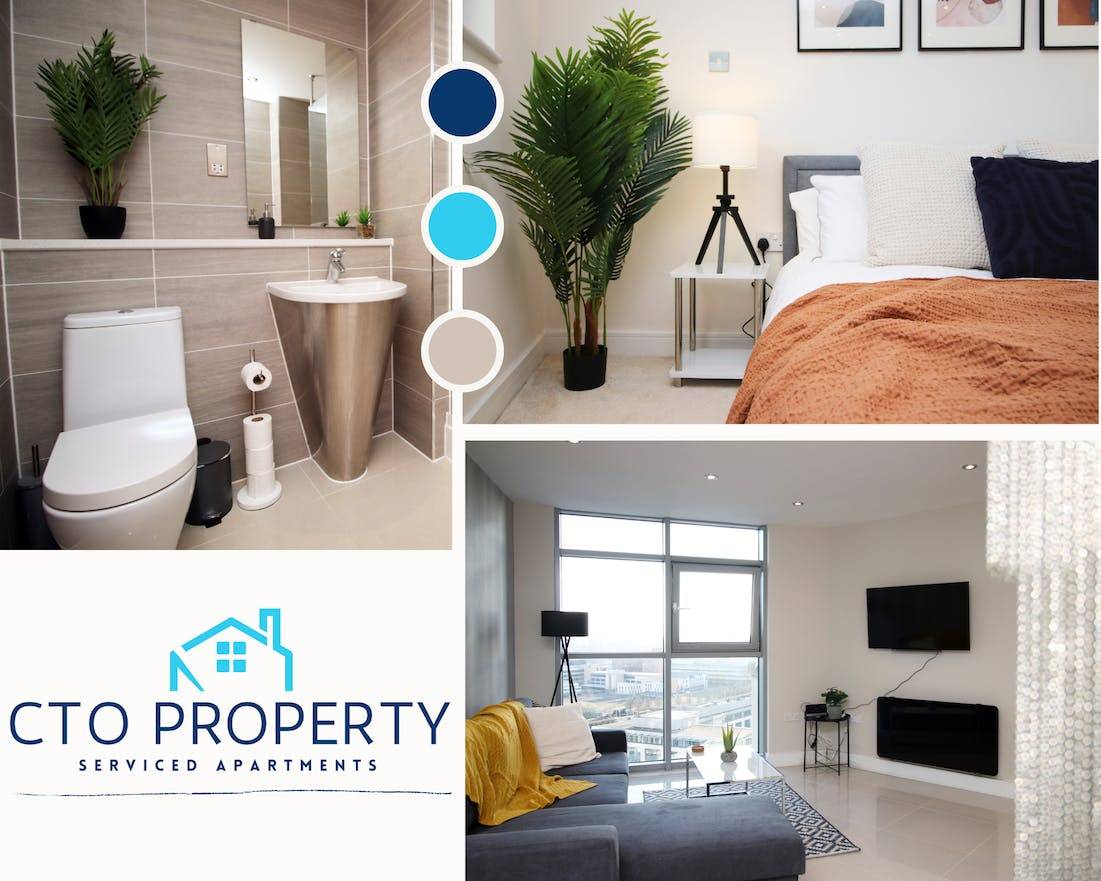 Apartment ∙ 1 Bedroom ∙ 4 Guests - Cardiff