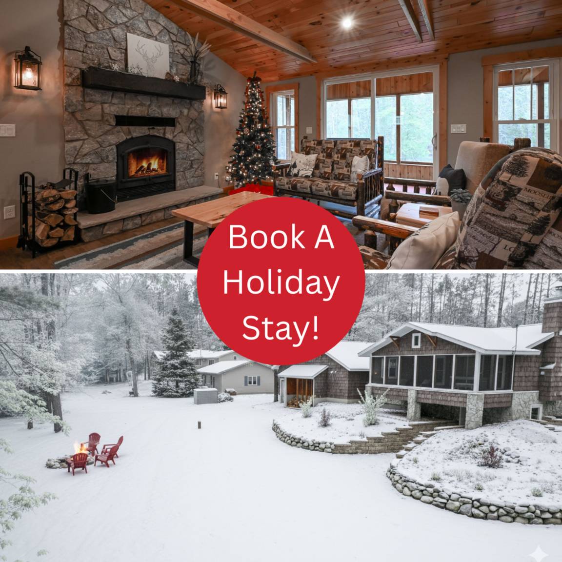 139 M² House ∙ 3 Bedrooms ∙ 6 Guests - Mountain, WI