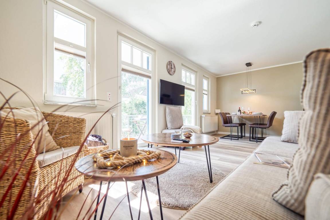 50 M² Ferienwohnung ∙ 1 Schlafzimmer ∙ 2 Gäste - Zingst