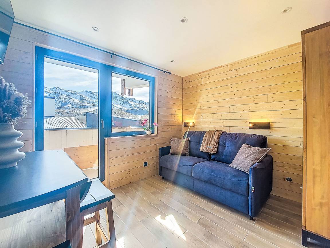22 M² Huoneisto ∙ 1 Makuuhuone ∙ 4 Vierasta - Val Thorens