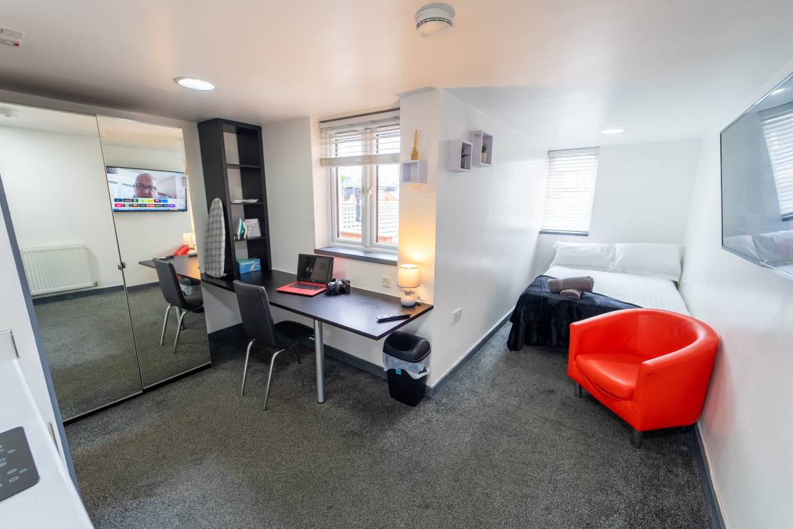 20 M² Studio Flat ∙ 1 Bedroom ∙ 2 Guests - Birmingham