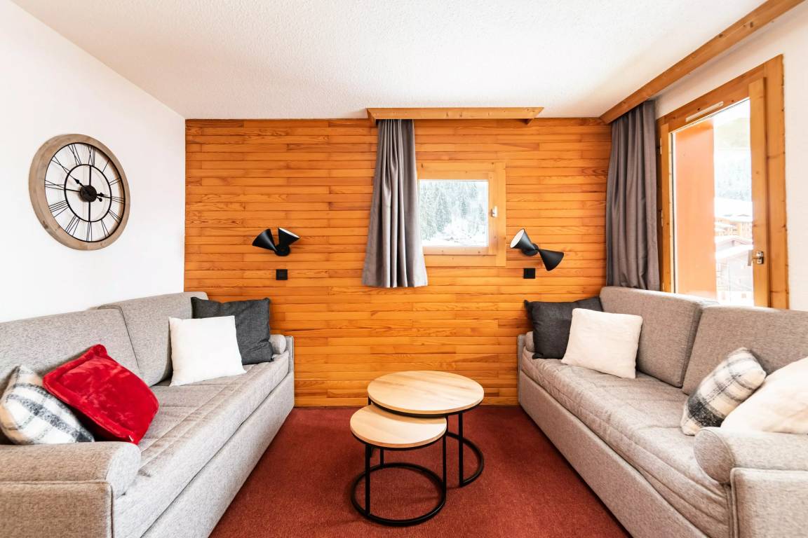 32 M² Ferienwohnung ∙ 1 Schlafzimmer ∙ 5 Gäste - Trois Vallées
