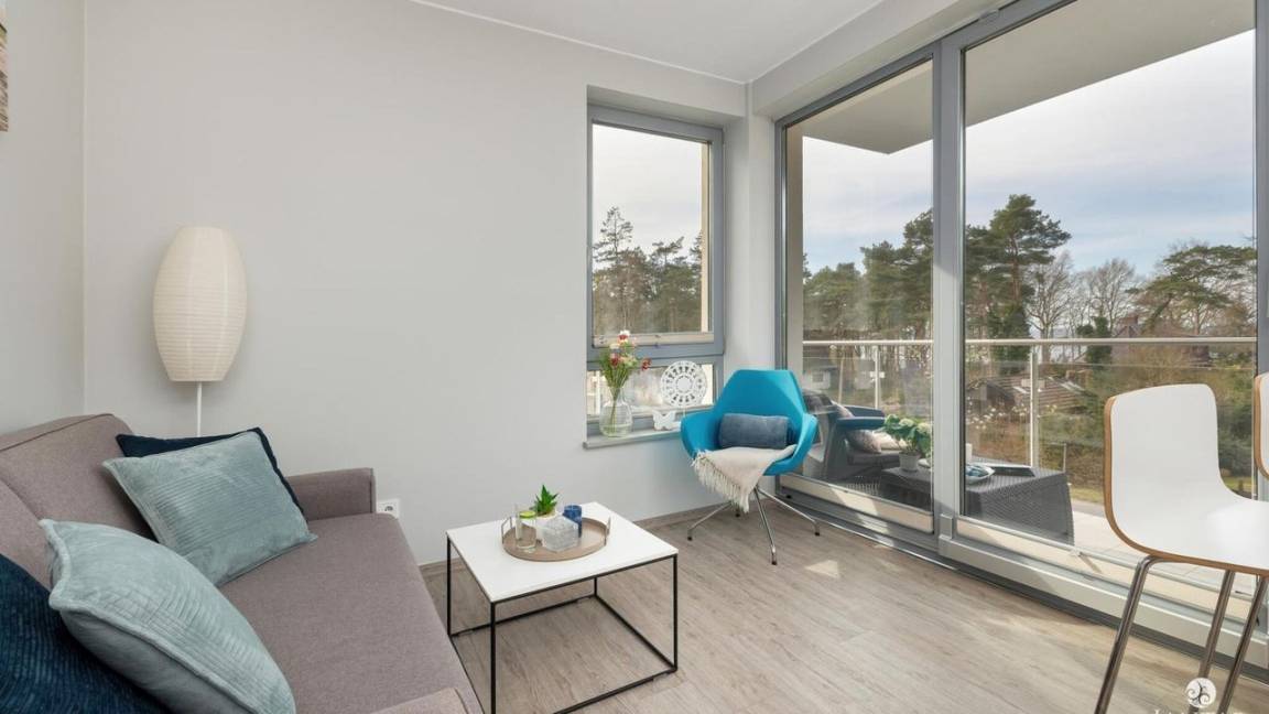 35 M² Ferienwohnung ∙ 1 Schlafzimmer ∙ 4 Gäste - Pobierowo