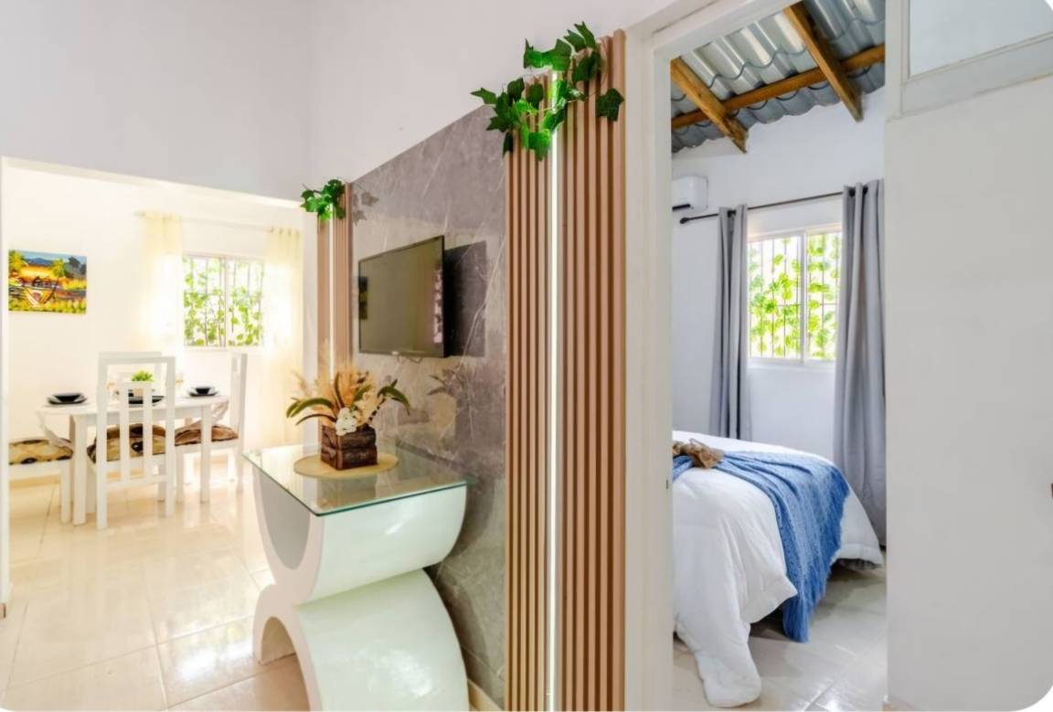 90 M² Apartamento ∙ 2 Habitaciones ∙ 5 Huéspedes - Puerto Plata