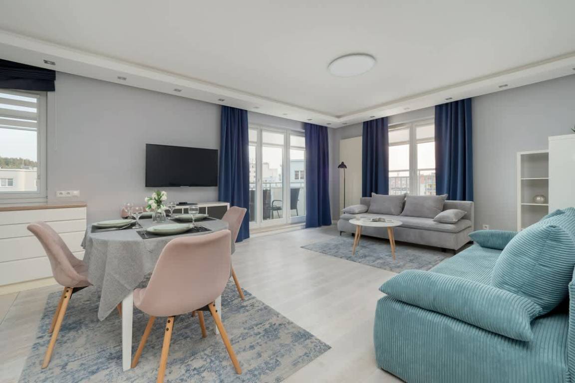 52 M² Apartment ∙ 1 Bedroom ∙ 6 Guests - Gdynia