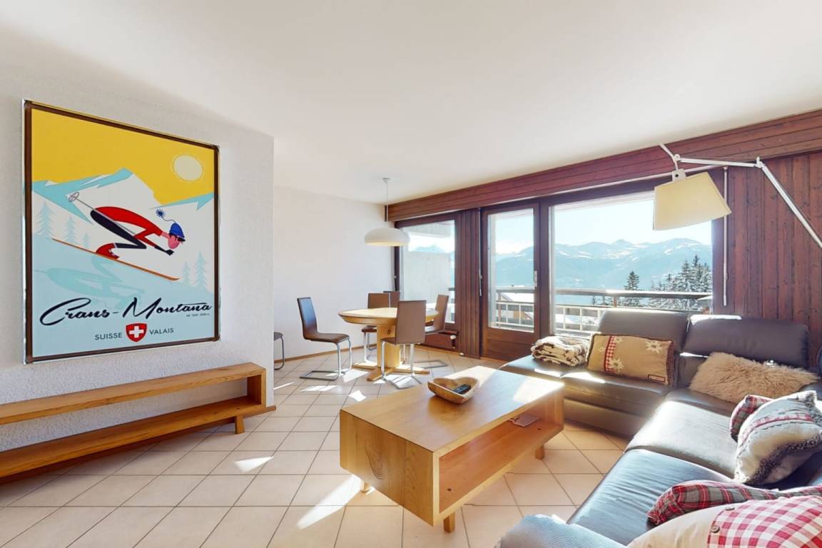 Ferienwohnung ∙ 2 Schlafzimmer ∙ 6 Gäste - Crans-Montana