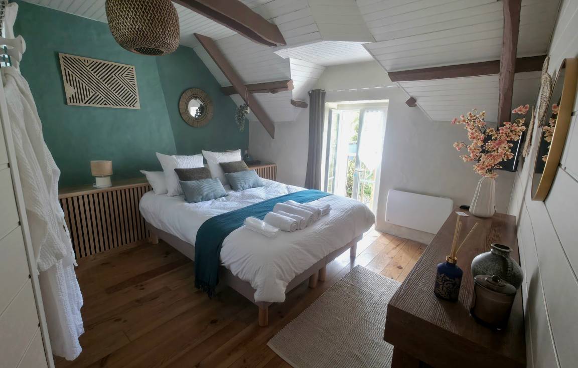 19 M² Chambre D'hôtes ∙ 1 Chambre ∙ 2 Personnes - Quimperlé