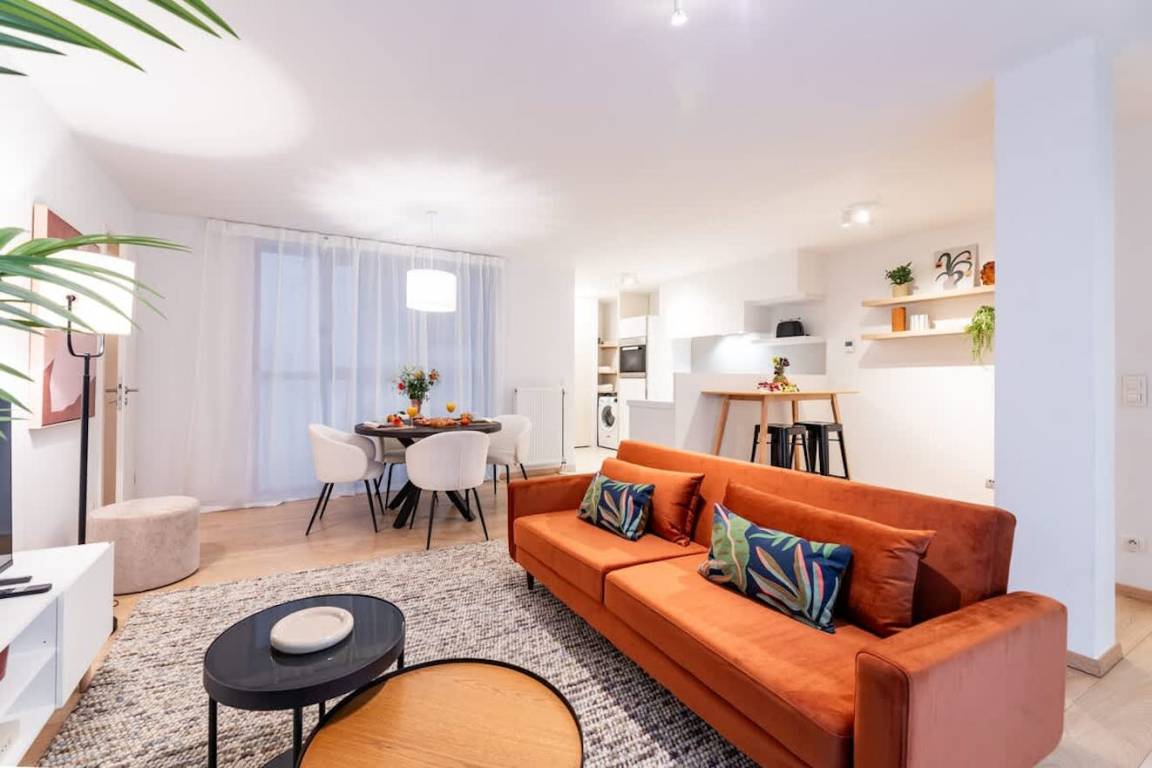 70 M² Apartment ∙ 1 Bedroom ∙ 4 Guests - Brussels Zaventem Airport (BRU)