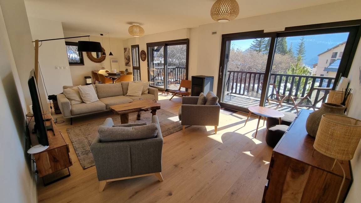 96 M² Appartement ∙ 4 Chambres ∙ 8 Personnes - Auron