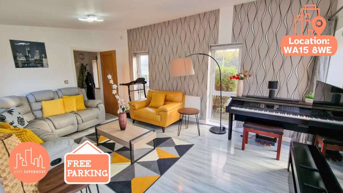 186 M² House ∙ 4 Bedrooms ∙ 8 Guests - Knutsford