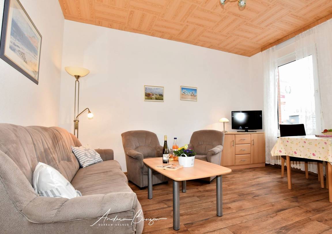 45 M² Ferienwohnung ∙ 1 Schlafzimmer ∙ 2 Gäste - Borkum