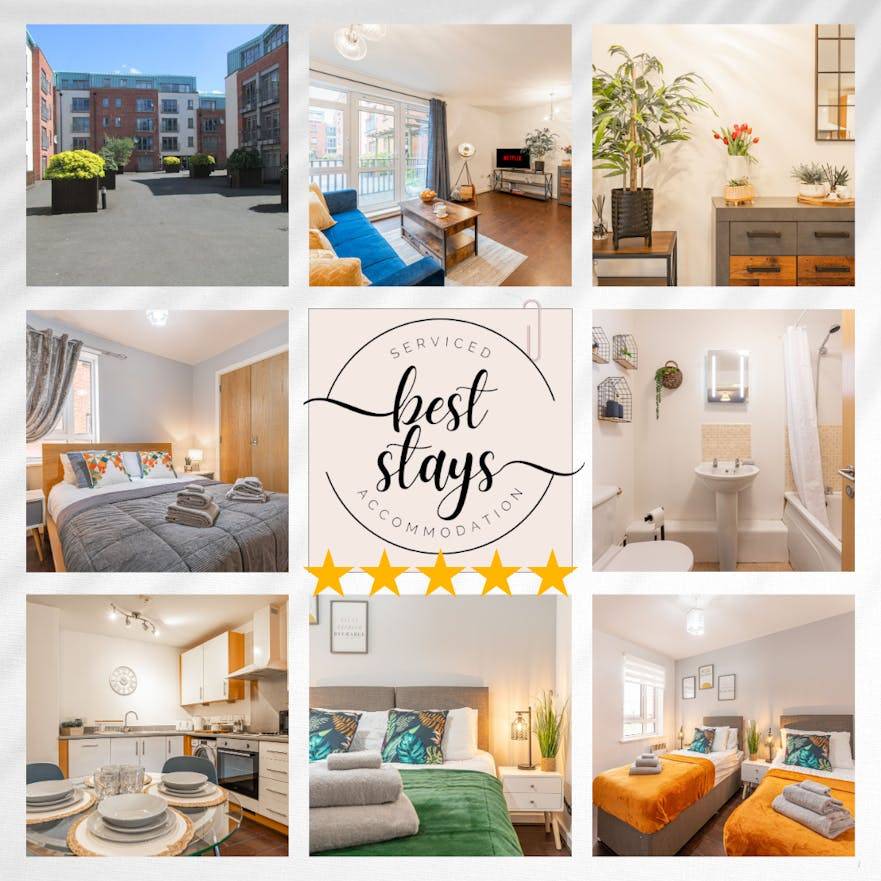 69 M² Apartment ∙ 2 Bedrooms ∙ 6 Guests - Nuneaton