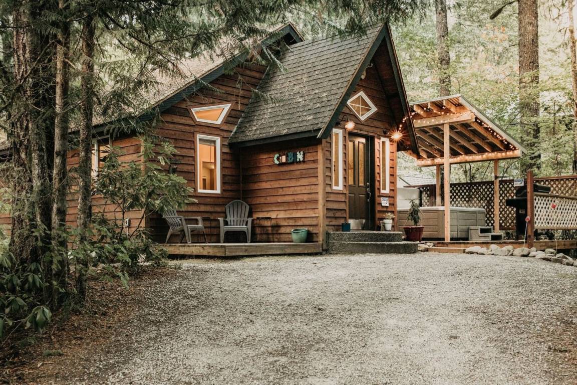 61 M² Cabin ∙ 1 Bedroom ∙ 2 Guests - Glacier, WA