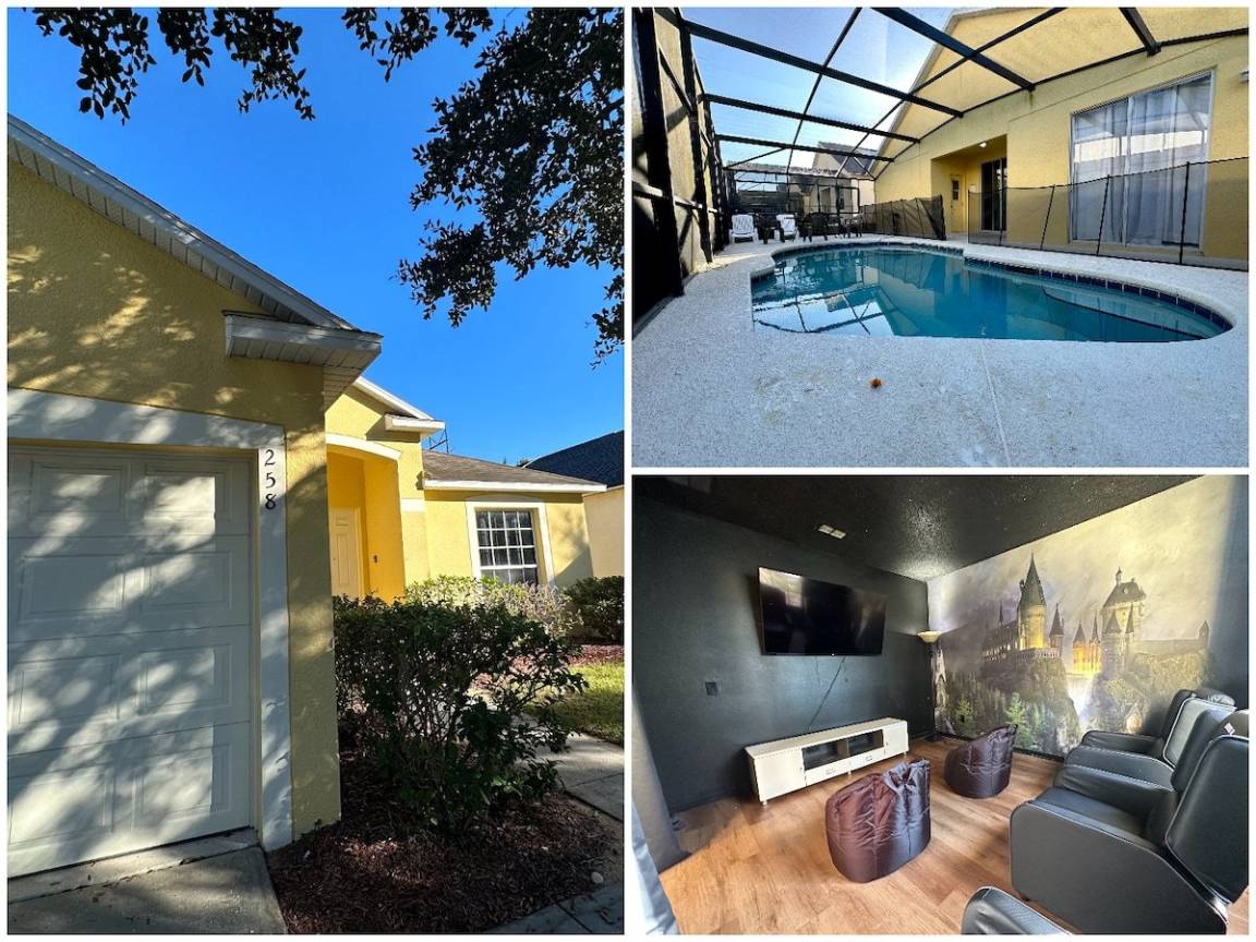 170 M² House ∙ 5 Bedrooms ∙ 10 Guests - Davenport, FL