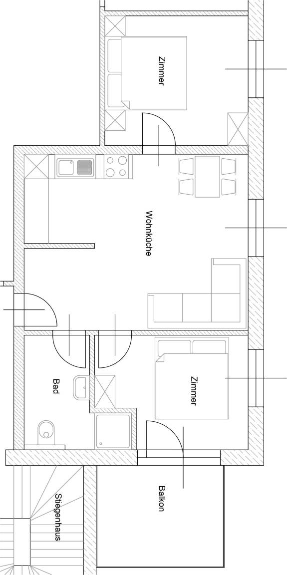 48 M² Appartamento ∙ 2 Camere Da Letto ∙ 6 Ospiti - Stiria