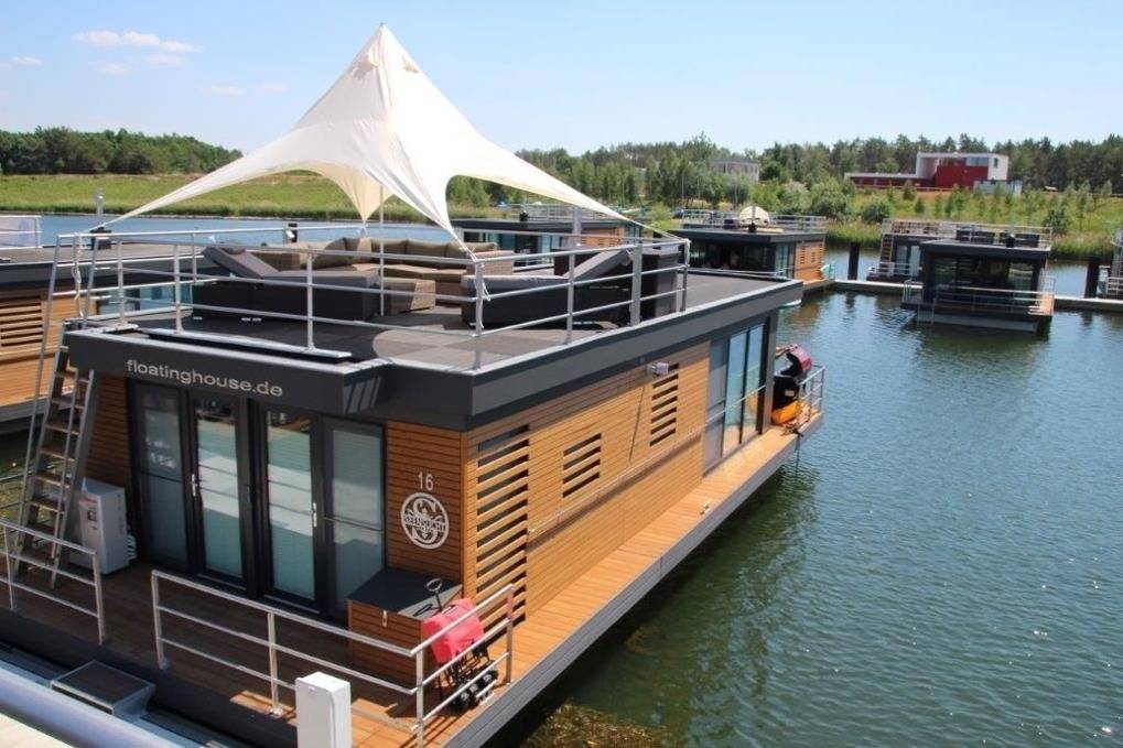 45 M² Hausboot ∙ 2 Schlafzimmer ∙ 4 Gäste - Sachsen
