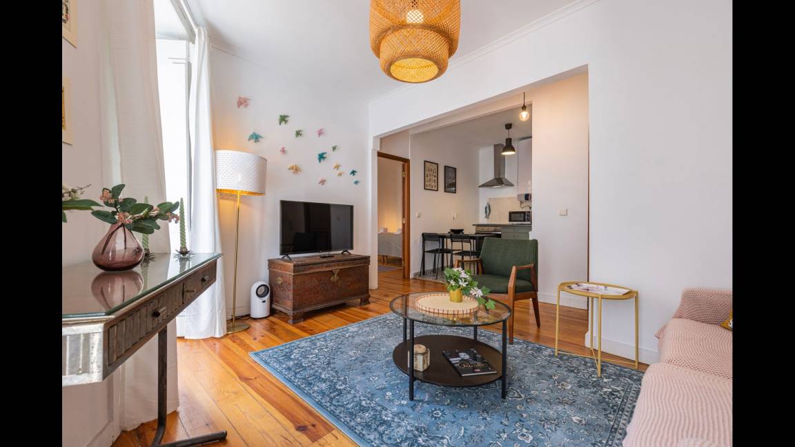 50 M² Apartamento ∙ 2 Quartos ∙ 6 Hóspedes - Santa Maria de Belém