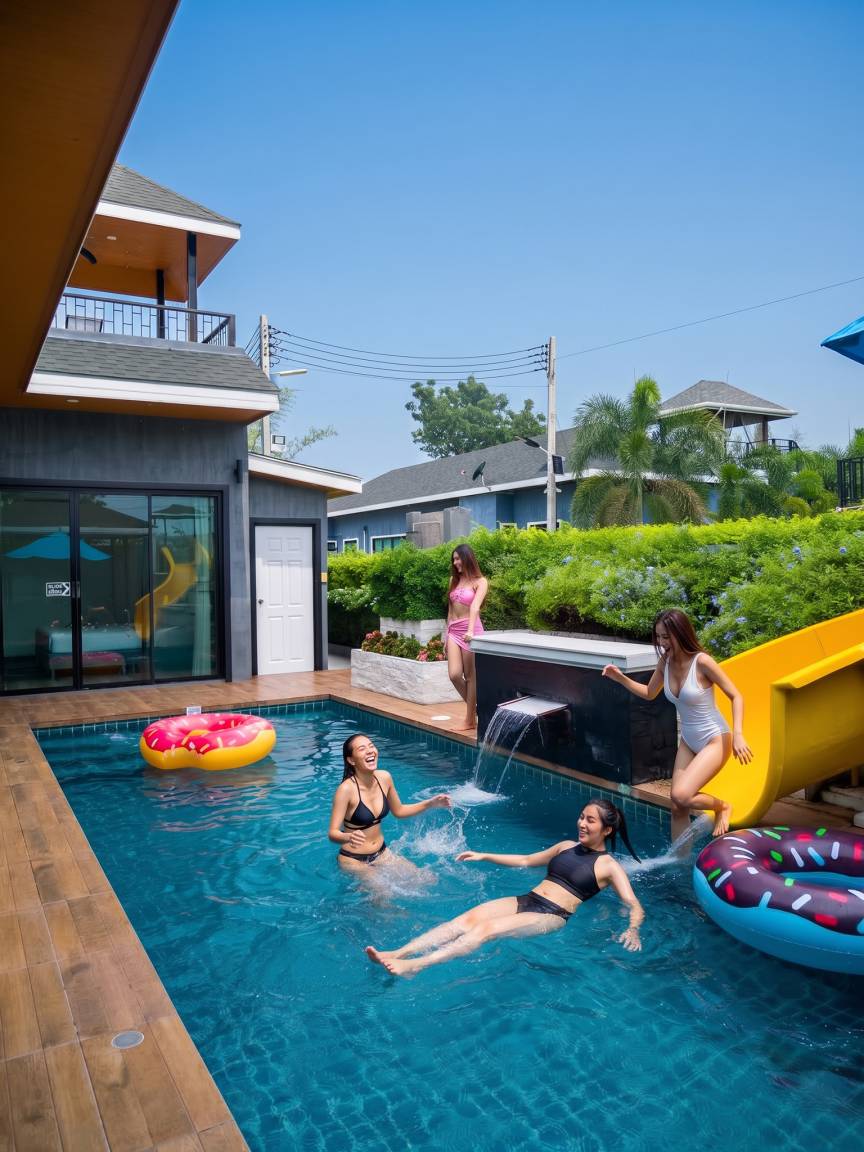 188 M² Villa ∙ 3 Bedrooms ∙ 14 Guests - Cha-am