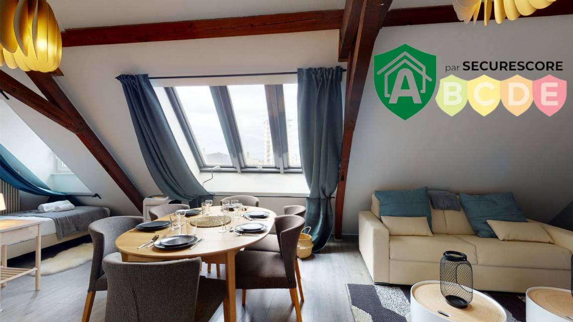 40 M² Apartamento ∙ 1 Habitación ∙ 6 Huéspedes - Estrasburgo