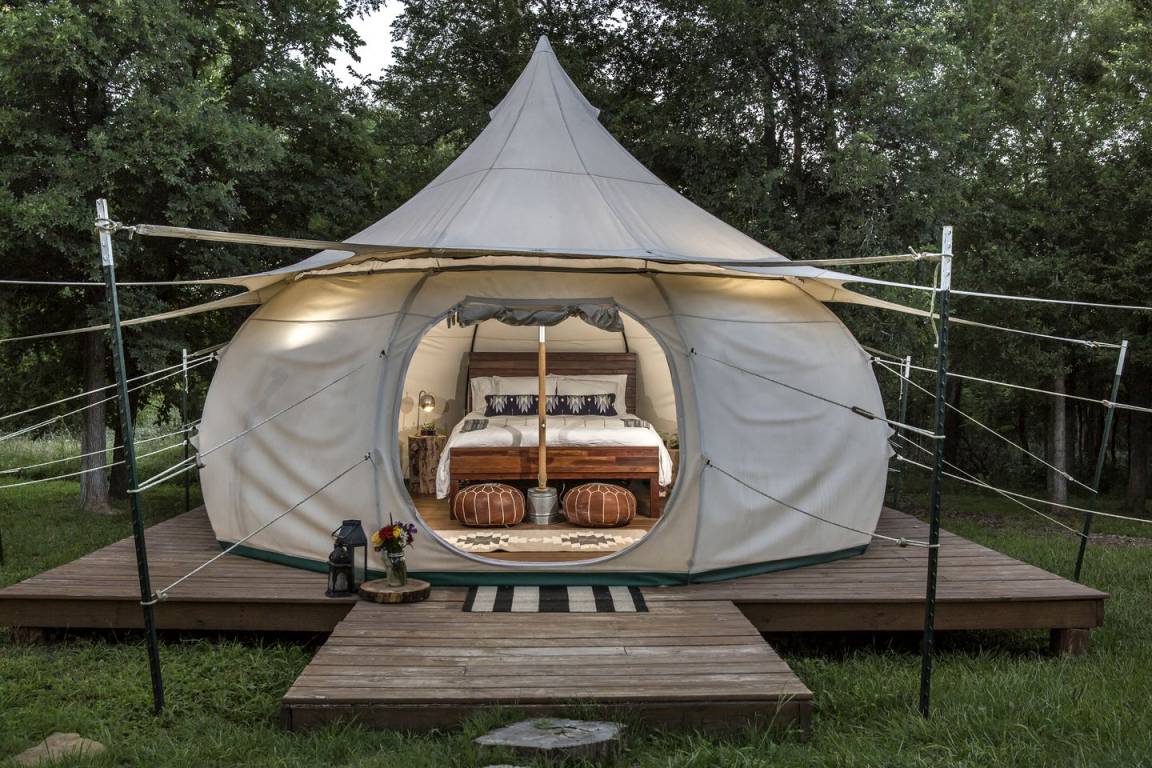 Camping-unterkunft ∙ 1 Schlafzimmer ∙ 2 Gäste - Texas
