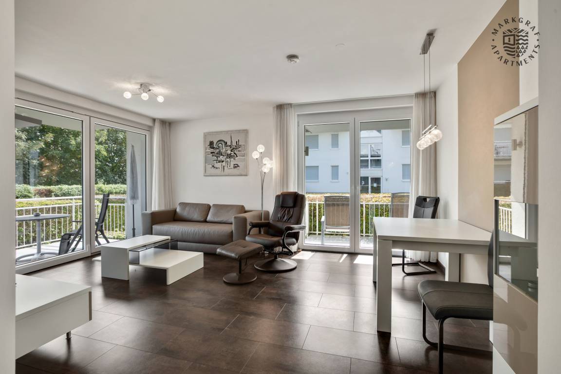 53 M² Ferienwohnung ∙ 1 Schlafzimmer ∙ 3 Gäste - Bad Bellingen