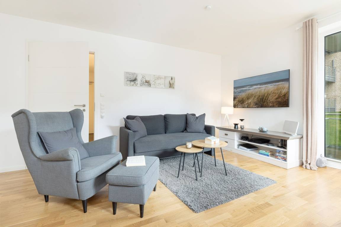 58 M² Ferienwohnung ∙ 1 Schlafzimmer ∙ 3 Gäste - Laboe