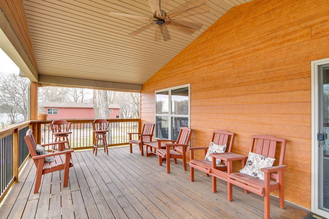 140 M² House ∙ 3 Bedrooms ∙ 10 Guests - Lake Red Rock, IA