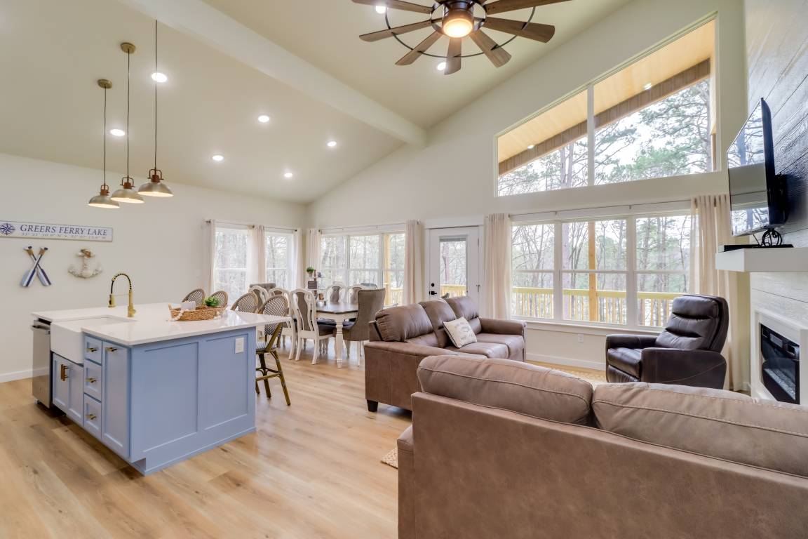 116 M² House ∙ 3 Bedrooms ∙ 7 Guests - Heber Springs, AR