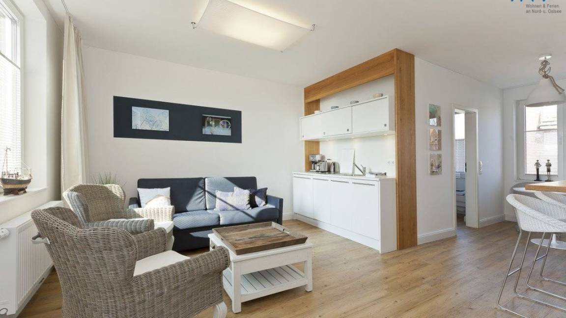 45 M² Ferienwohnung ∙ 1 Schlafzimmer ∙ 2 Gäste - Juist