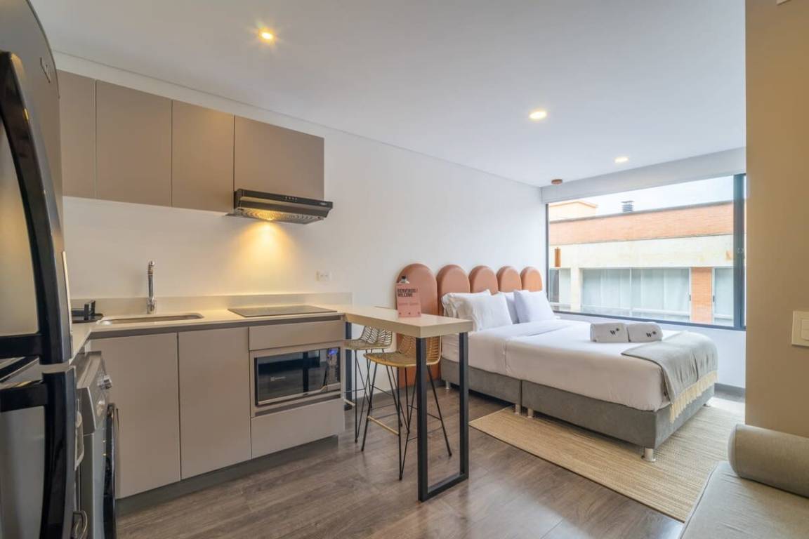 22 M² Appartamento Vacanza ∙ 1 Camera Da Letto ∙ 2 Ospiti - Bogotá