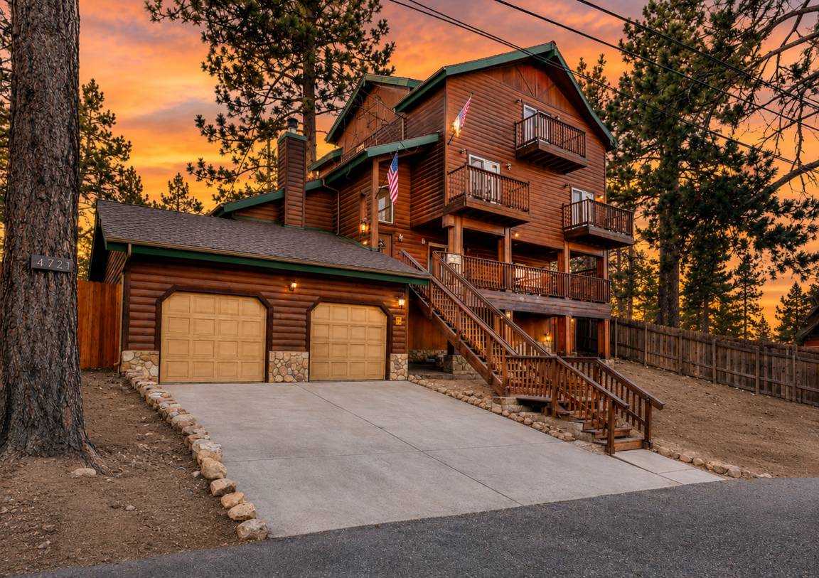284 M² Cabin ∙ 5 Bedrooms ∙ 14 Guests - California