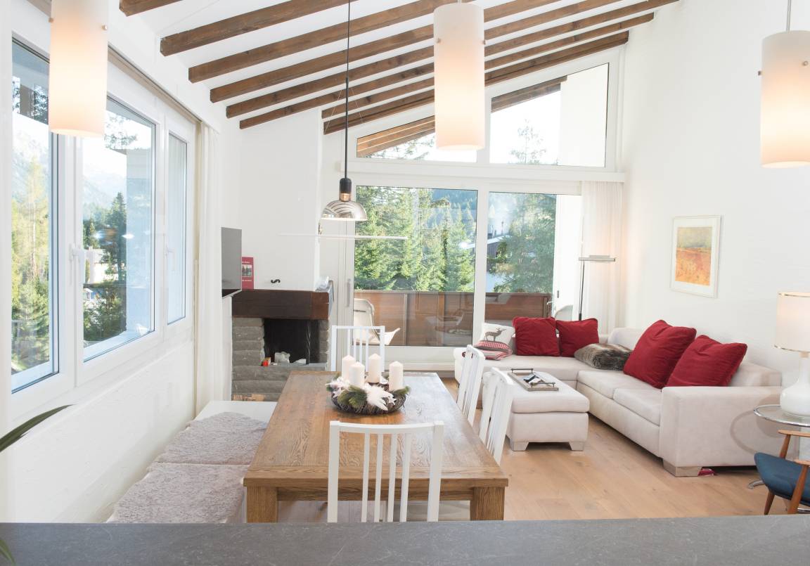 70 M² Ferienwohnung ∙ 1 Schlafzimmer ∙ 4 Gäste - Parpan