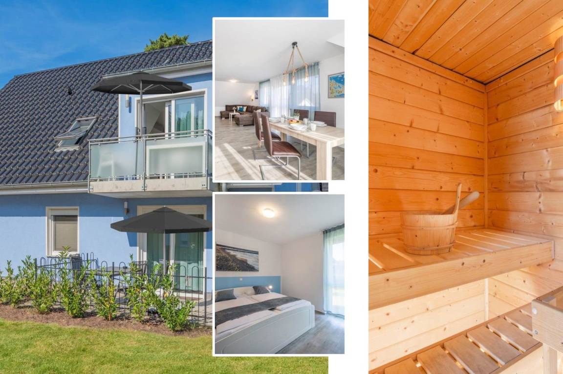 75 M² Ferienwohnung ∙ 2 Schlafzimmer ∙ 5 Gäste - Loddin