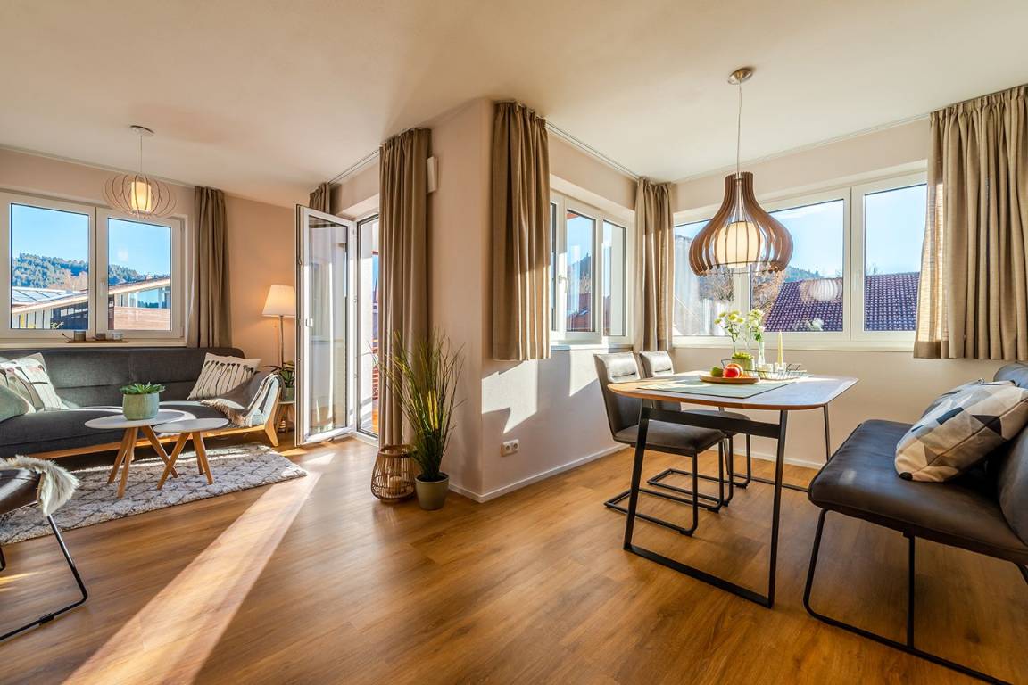 63 M² Ferienwohnung ∙ 2 Schlafzimmer ∙ 4 Gäste - Balderschwang