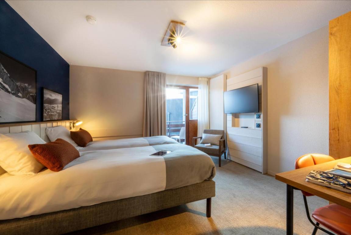 30 M² Hôtel ∙ 1 Chambre ∙ 5 Personnes - Beaufort