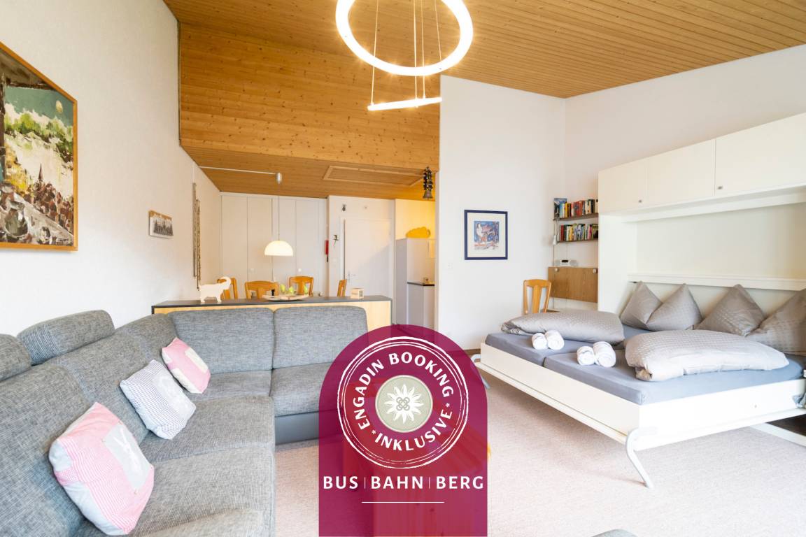 80 M² Apartamento ∙ 1 Habitación ∙ 4 Huéspedes - Scuol