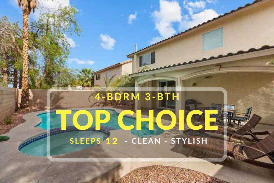 279 M² Ferienwohnung ∙ 4 Schlafzimmer ∙ 12 Gäste - Las Vegas, NV