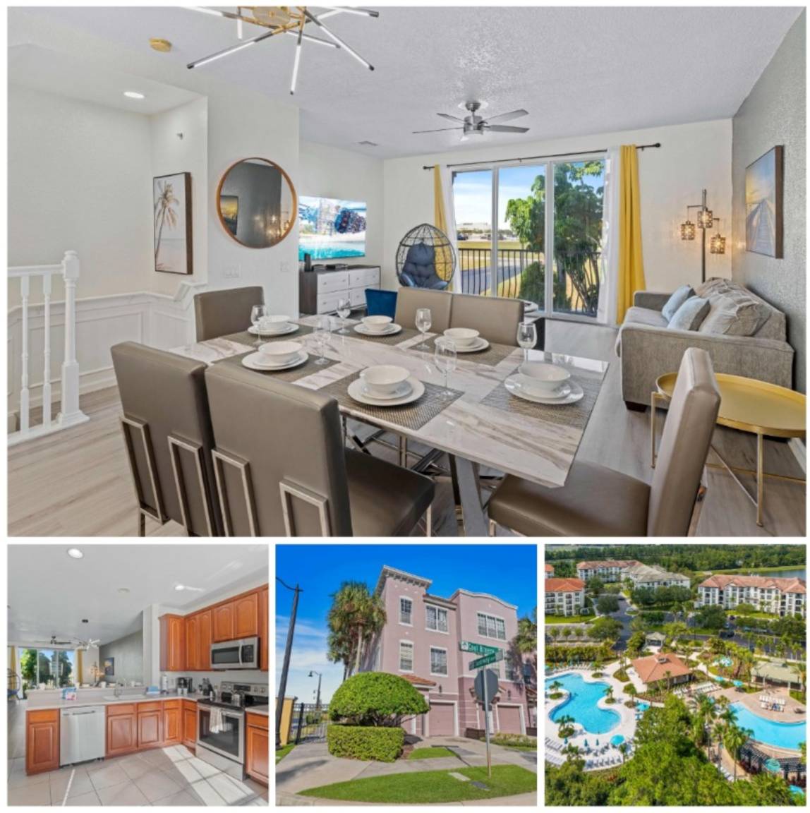 165 M² Apartamento ∙ 3 Habitaciones ∙ 10 Huéspedes - Orlando, FL