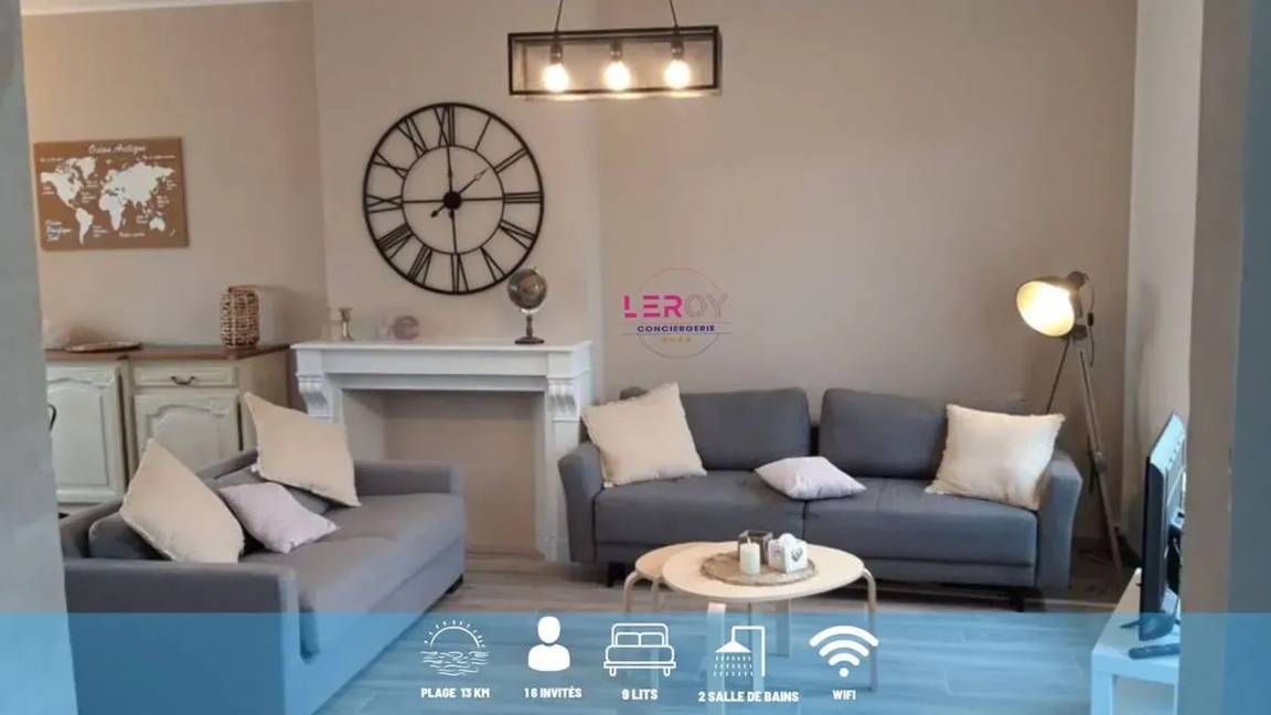175 M² Casa ∙ 4 Habitaciones ∙ 14 Huéspedes - Wissant