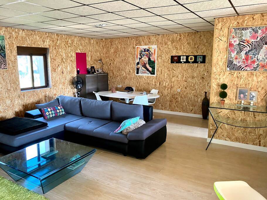 90 M² Apartamento ∙ 1 Habitación ∙ 3 Huéspedes - Alfajarín
