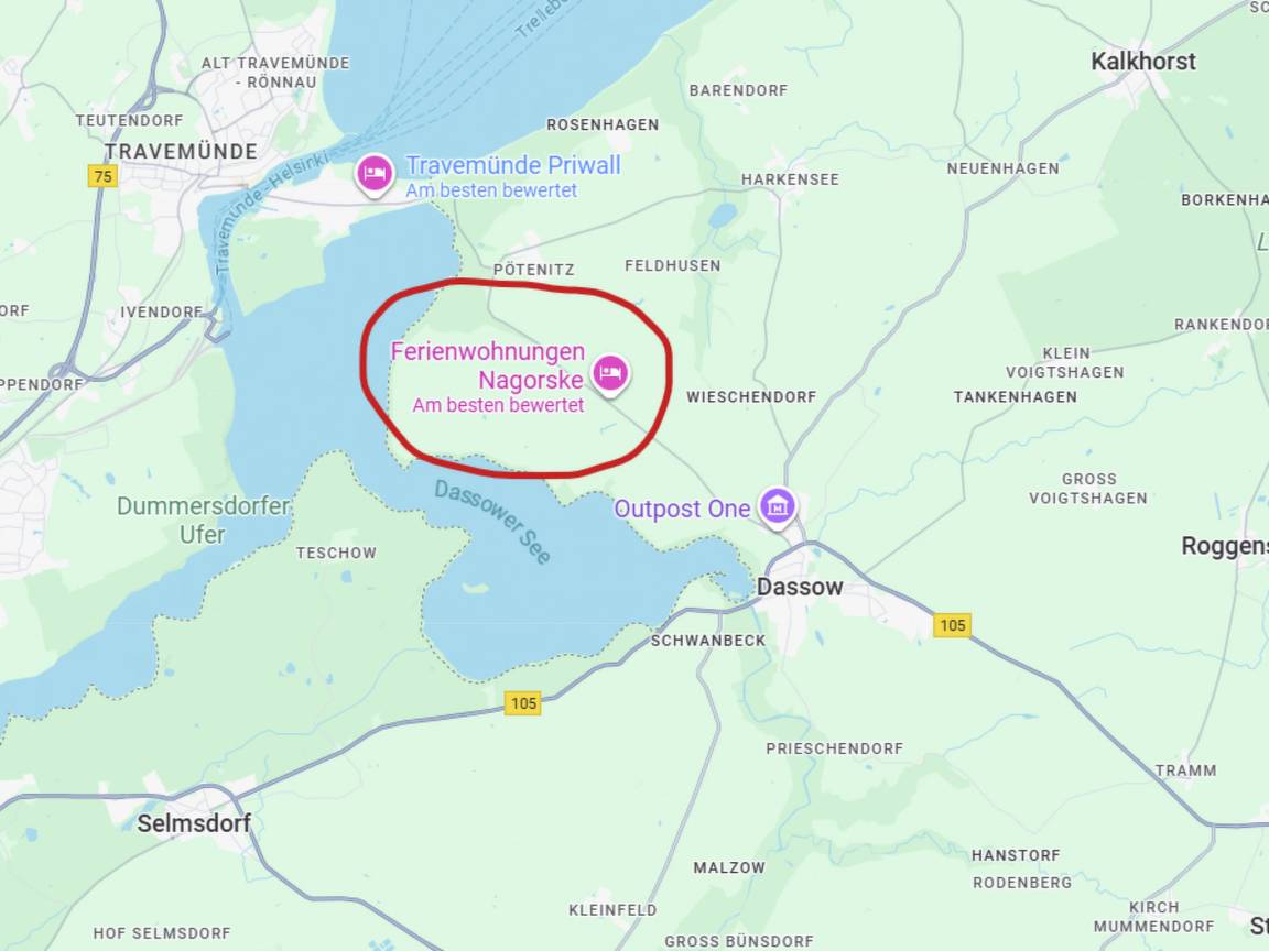 39 M² Apartment ∙ 1 Bedroom ∙ 4 Guests - Dassow