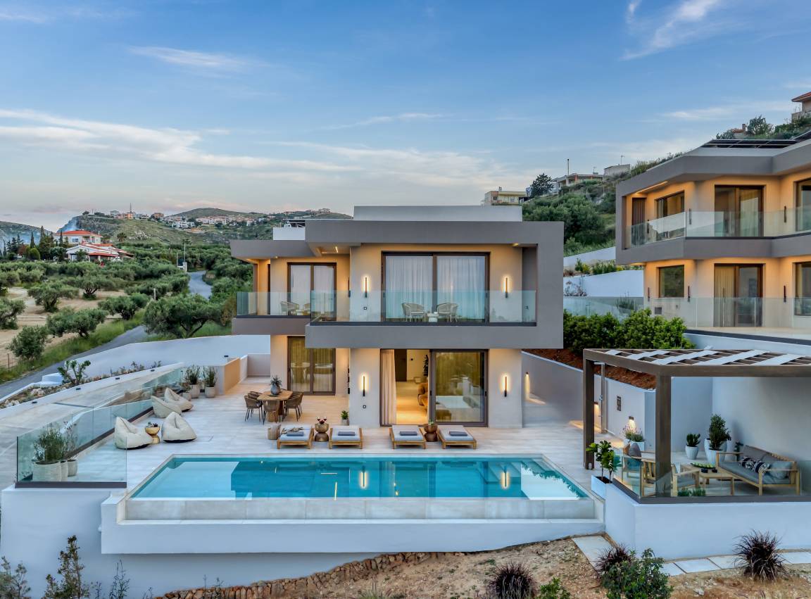 170 M² Villa ∙ 4 Habitaciones ∙ 8 Huéspedes - Heraclión