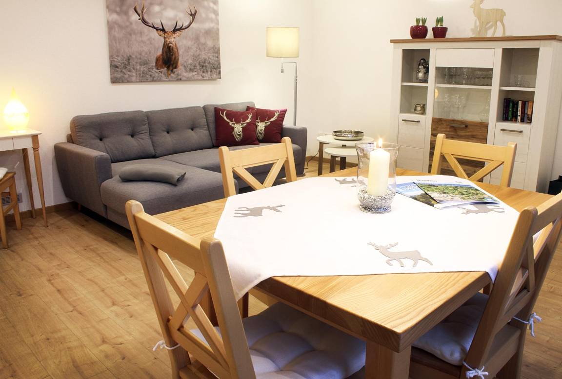 66 M² Ferienwohnung ∙ 1 Schlafzimmer ∙ 3 Gäste - Zwiesel
